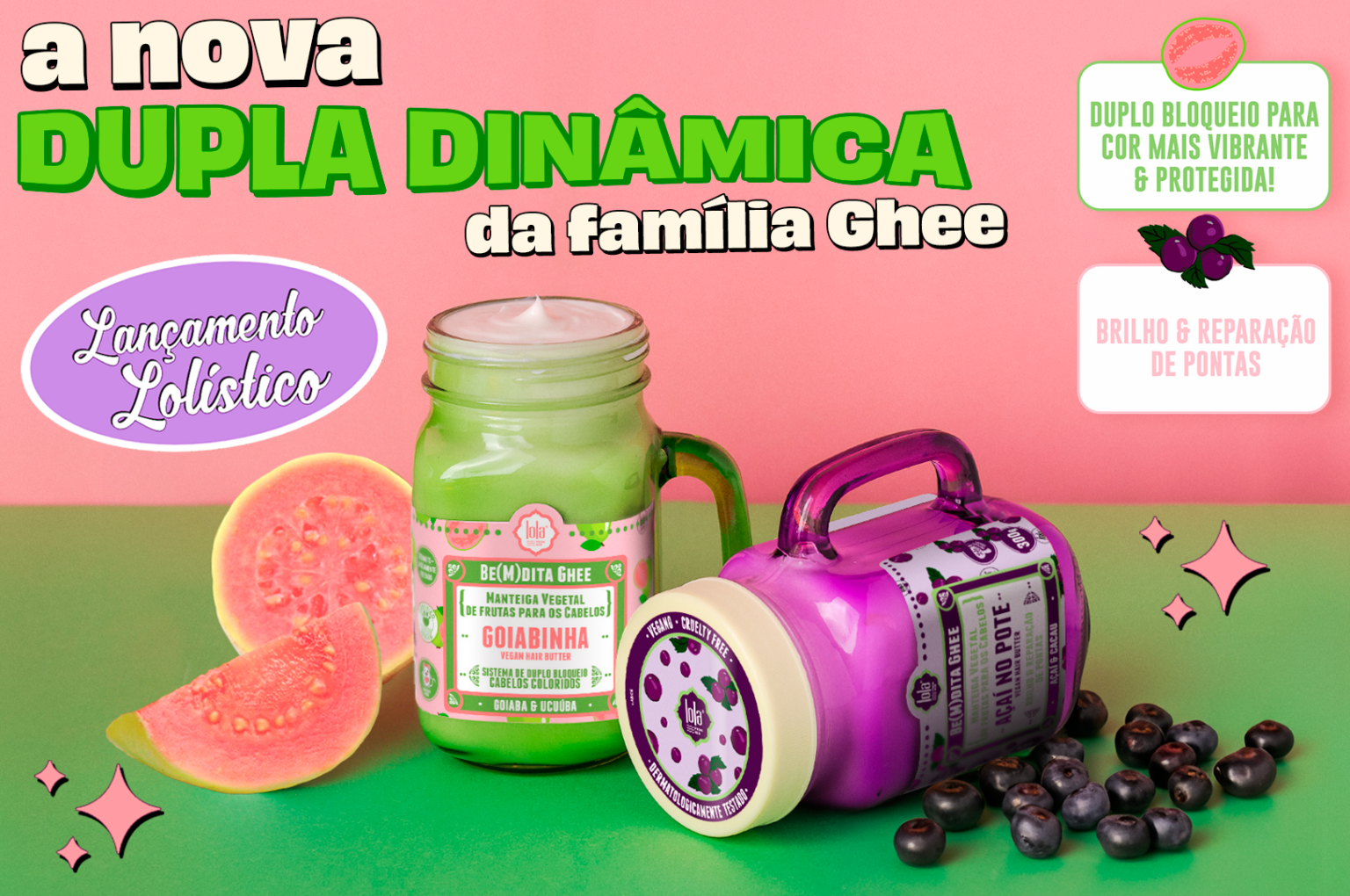 Be(M)dita Ghee Açaí no Pote e Goiabinha: a nova dupla para cuidar dos ...